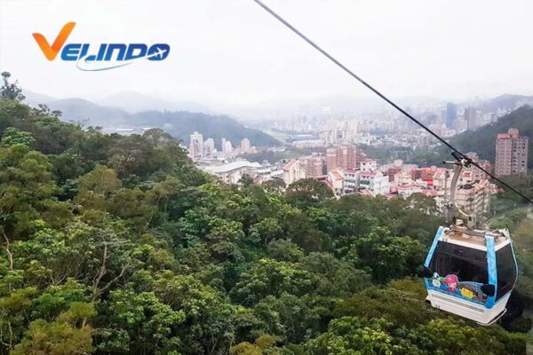 Maokong Gondola Cable Car, Sisi Lain Melihat Keindahan Kota Taipei